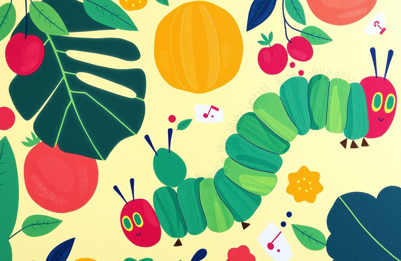🔥 Free Download The Very Hungry Caterpillar Wallpaper by @jeremiahortiz ...