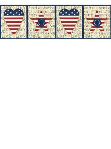 American Flag Border Powerpoint Background