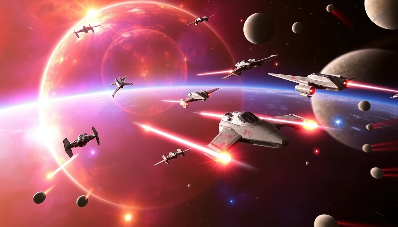 🔥 Free Download Star Wars Space Fight Background by @larryw72 ...