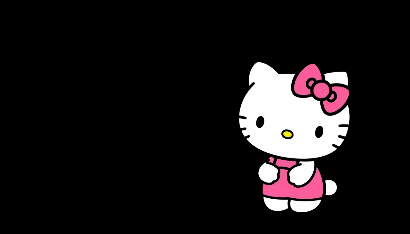 🔥 Download Hello Kitty Black Background by @amarquez | Hello Kitty Black Backgrounds, Hello ...