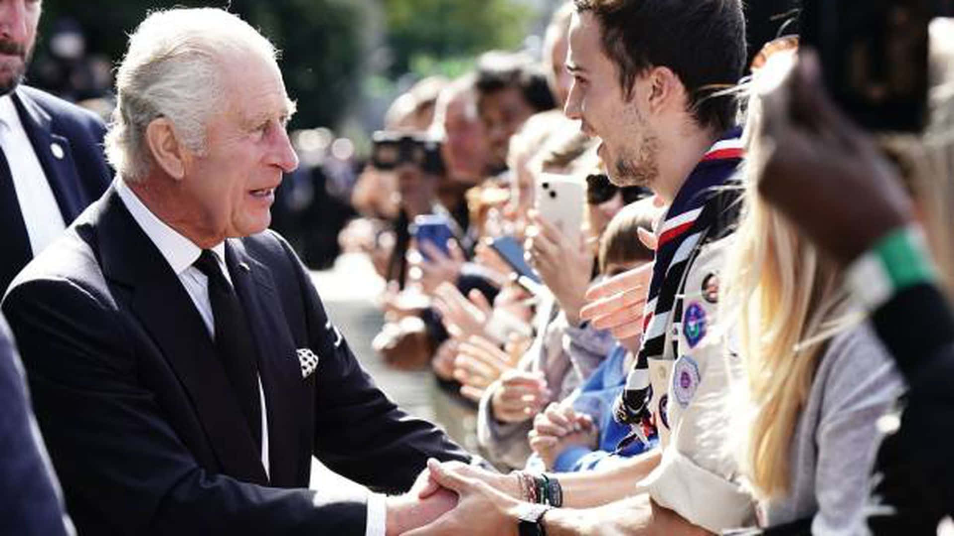 🔥 Free Download King Charles Iii Walking From Car Wallpaper by ...