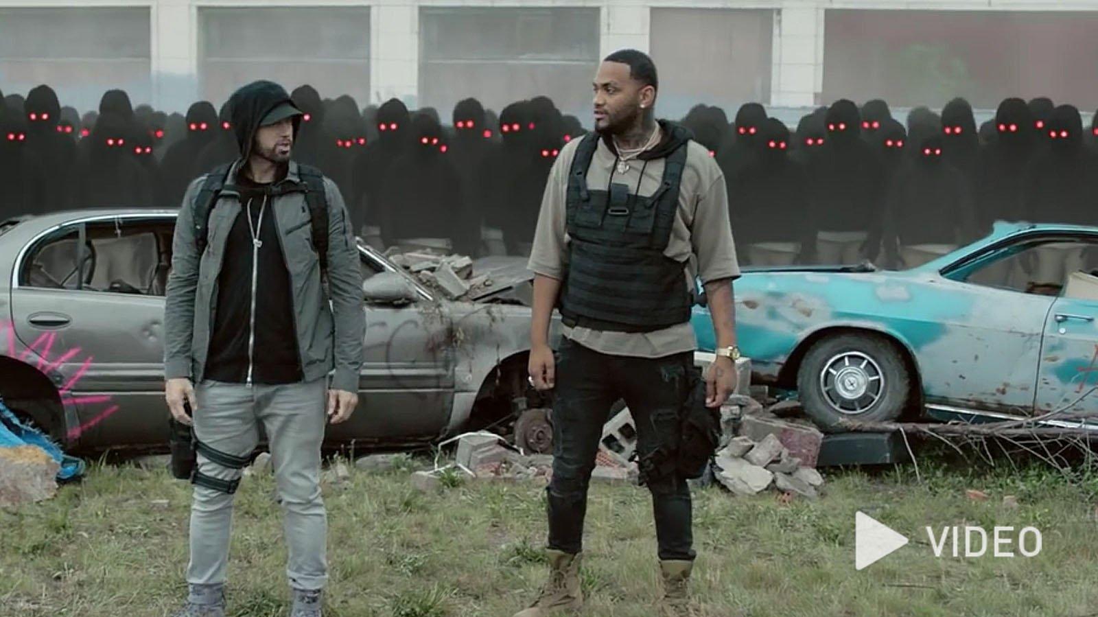 🔥 Free Download Hiphop De On X Eminem Ft Joyner Lucas Lucky You Video S ...