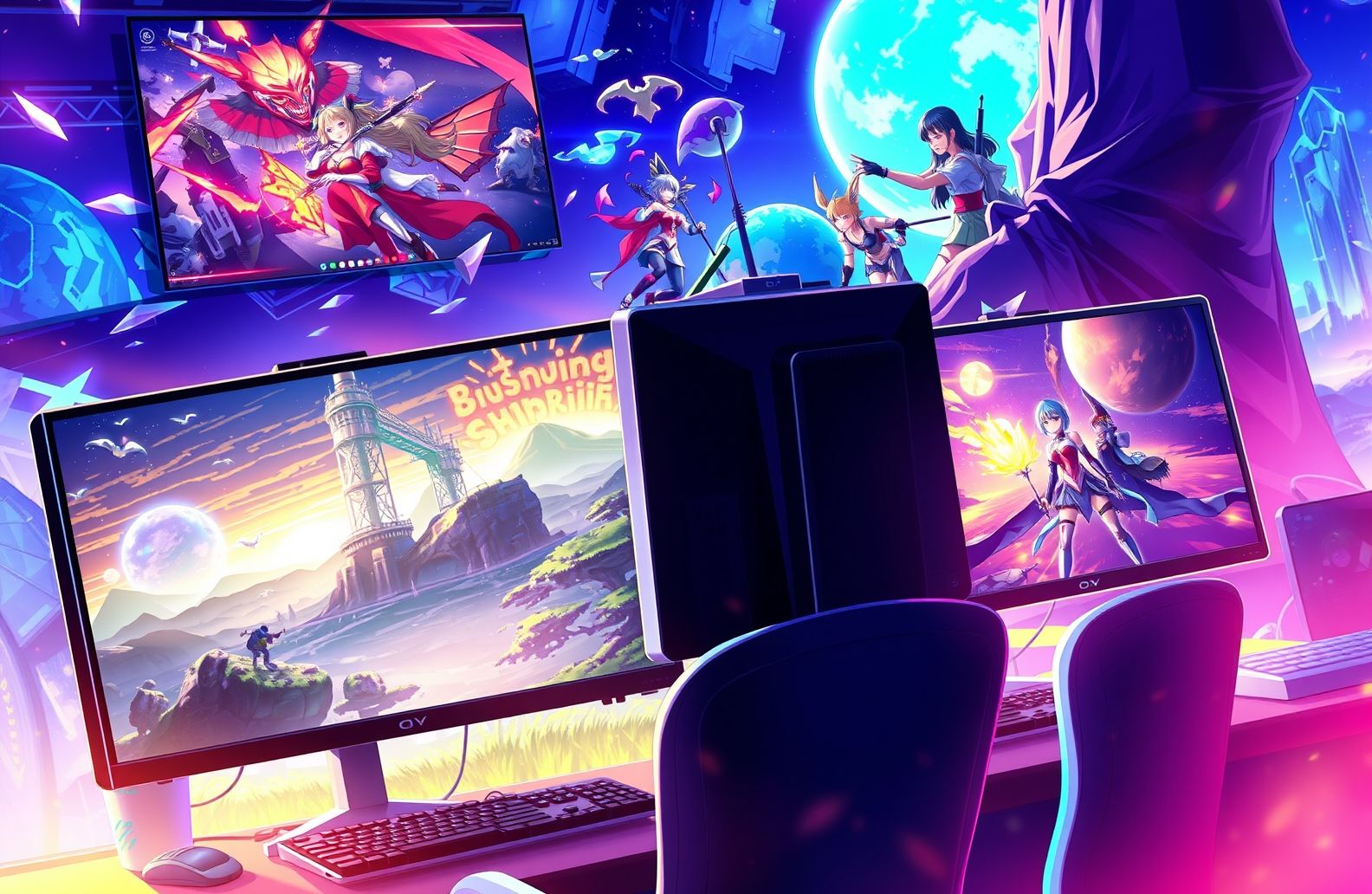 🔥 Free Download Triple Monitor Anime Wallpaper by @ritad | WallpaperSafari