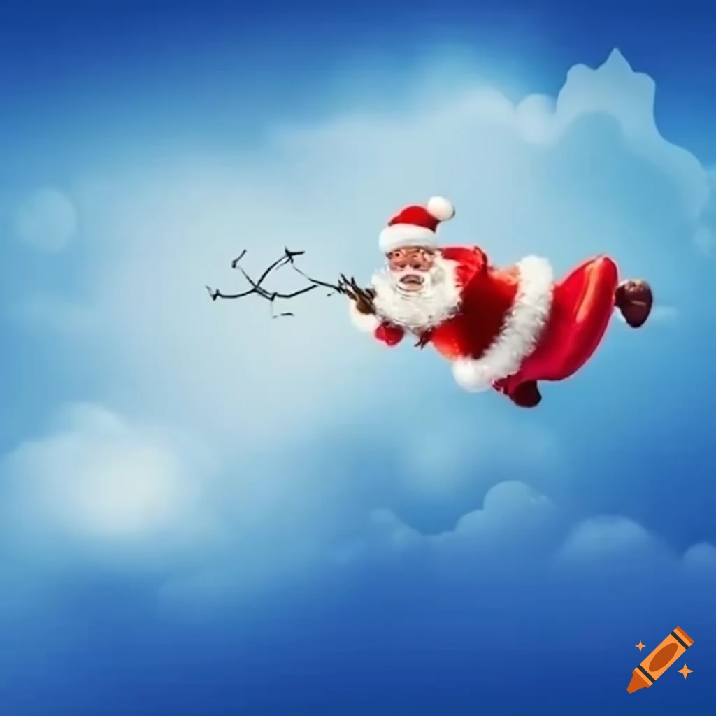 🔥 Free Download Santa Claus Flying Through The Sky Wallpaper by @mmerritt76 | WallpaperSafari
