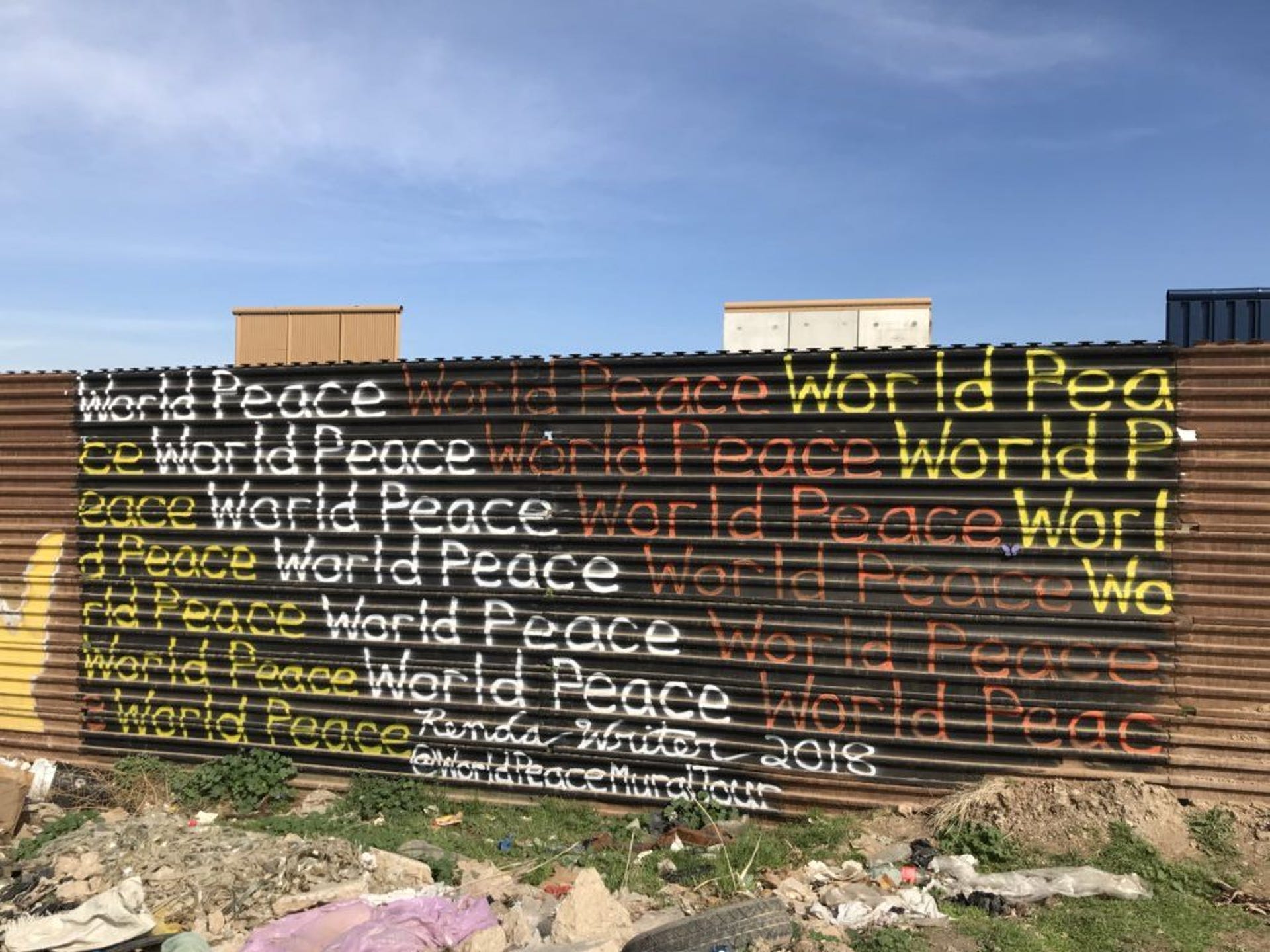 Free download Roundup of border wall protest art [1920x1440] for your ...