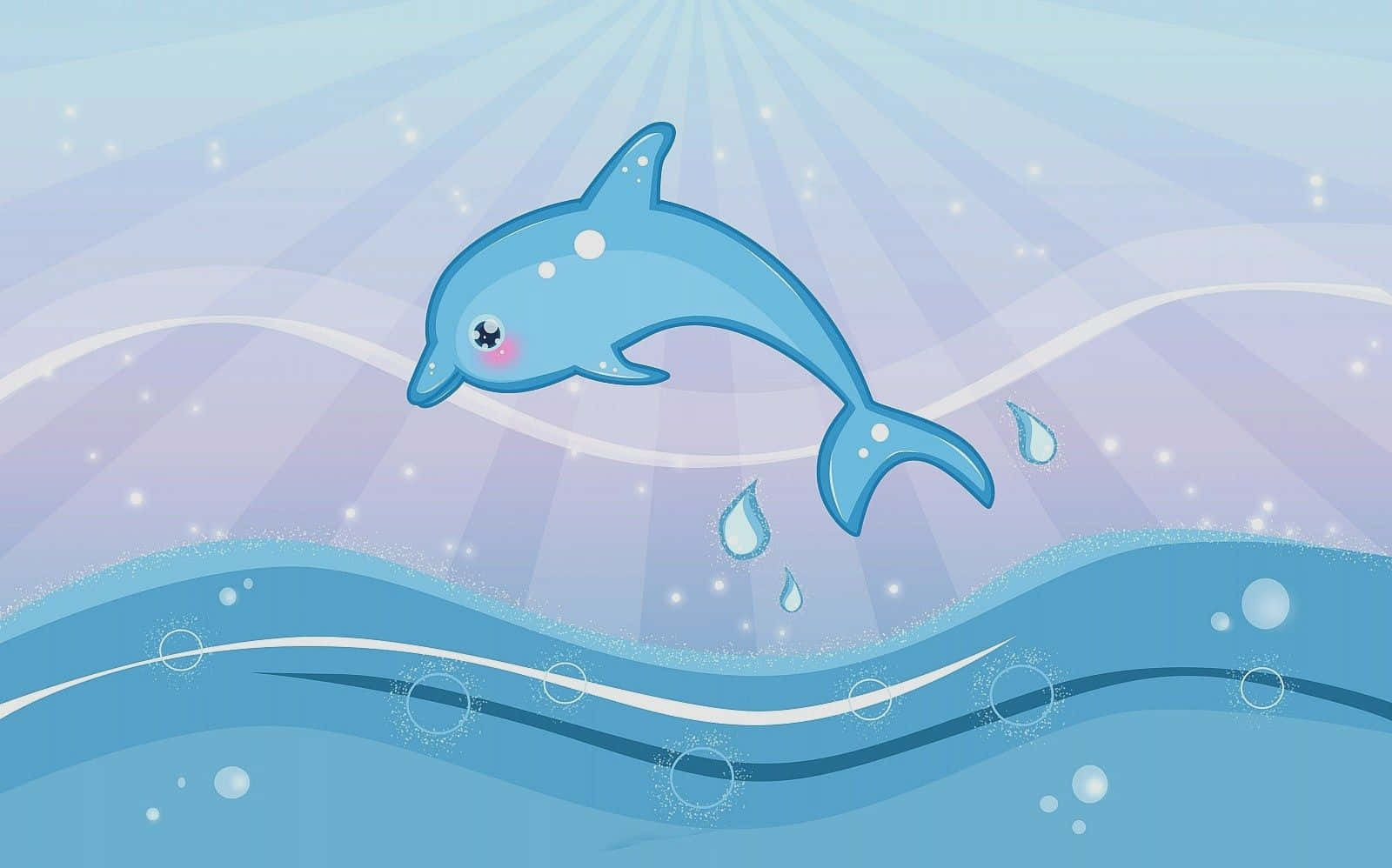 🔥 Free Download Cute Dolphin Digital Picture Wallpaper by @patricky ...