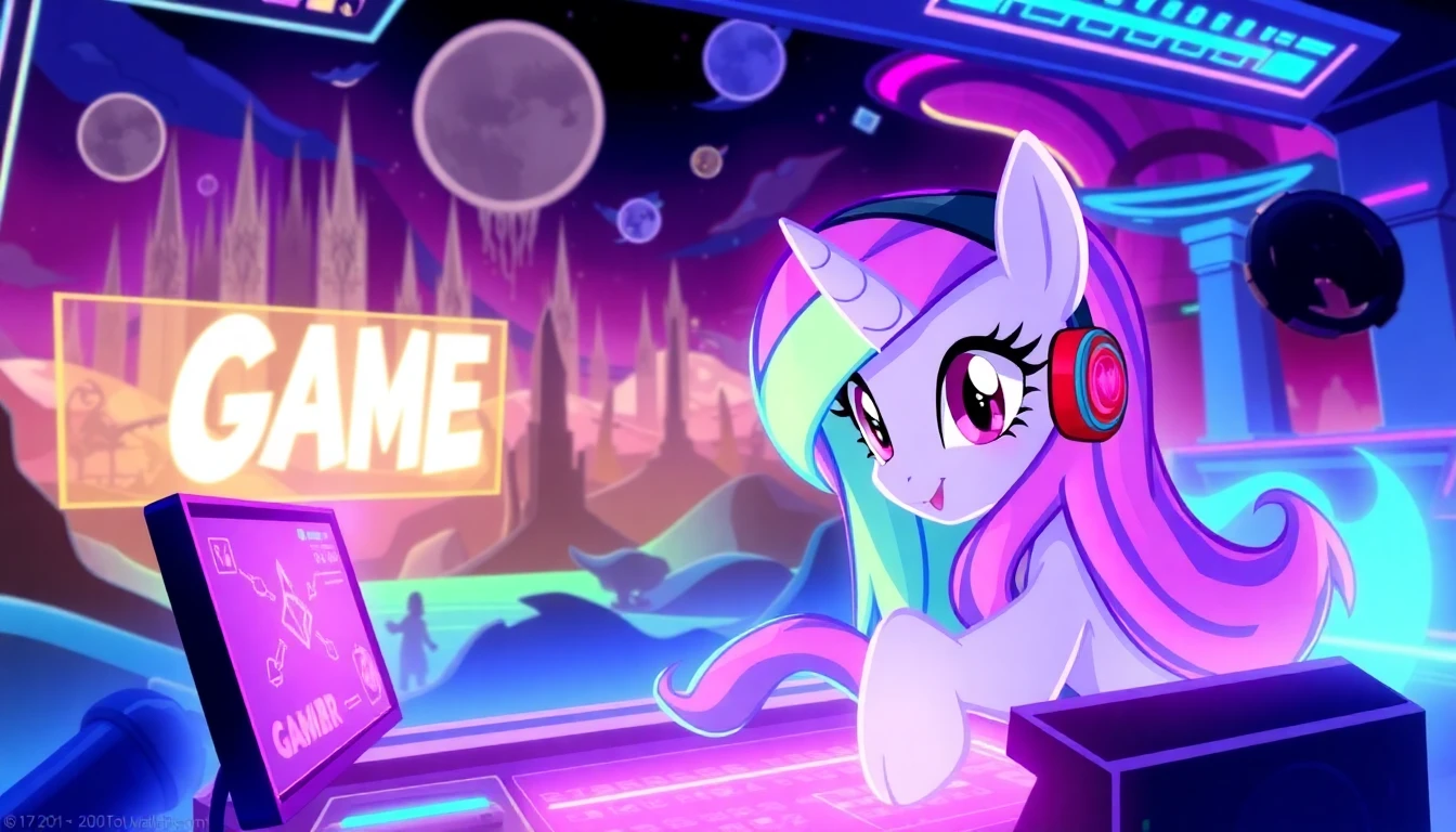 🔥 [50+] MLP Gamer Luna Wallpapers | WallpaperSafari