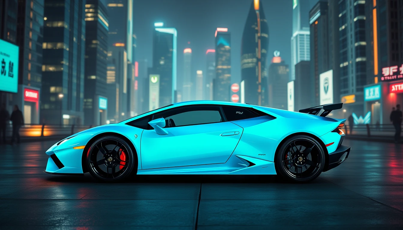 🔥 Free Download Neon Blue Lamborghini Wallpaper by @amandab25 ...