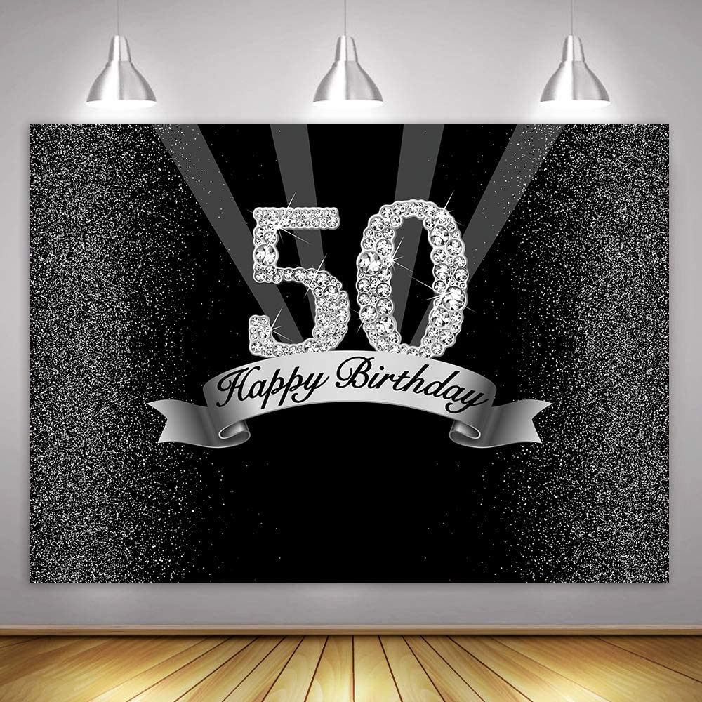 🔥 Free Download Amazon Mme Silver And Black 50th Birthday Photography ...
