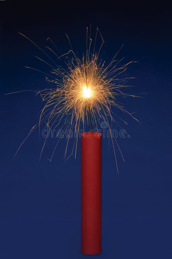 🔥 Free Download Dynamite Stick Of With A Lit Fuse On Blue Background by ...