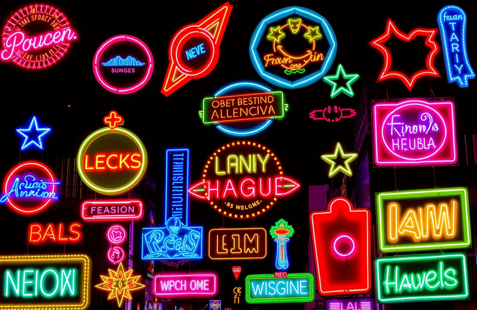 🔥 [50+] Neon Signs Wallpapers | WallpaperSafari