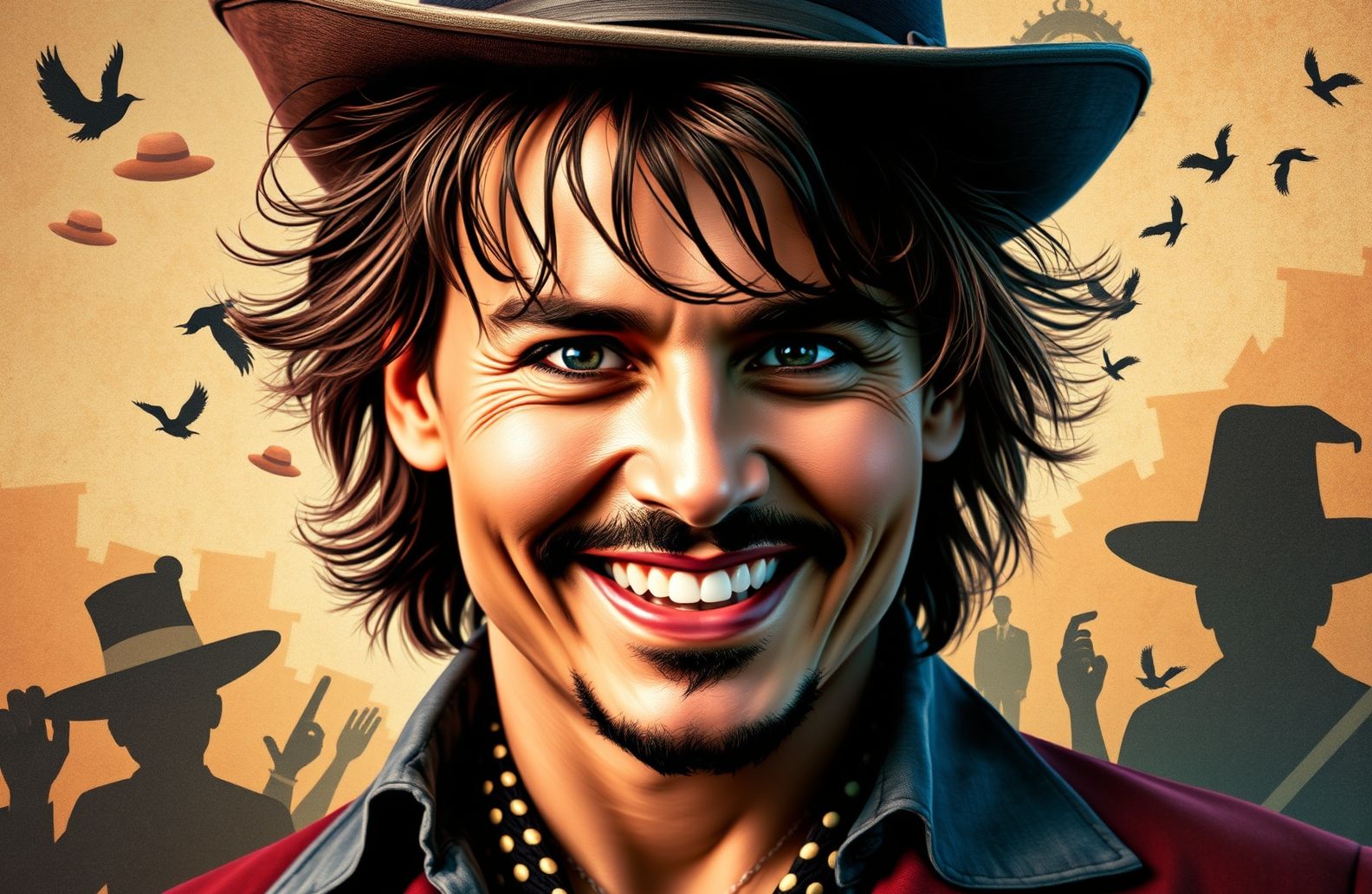 🔥 Free Download Young Johnny Depp Wallpaper by @elizabeththomas ...