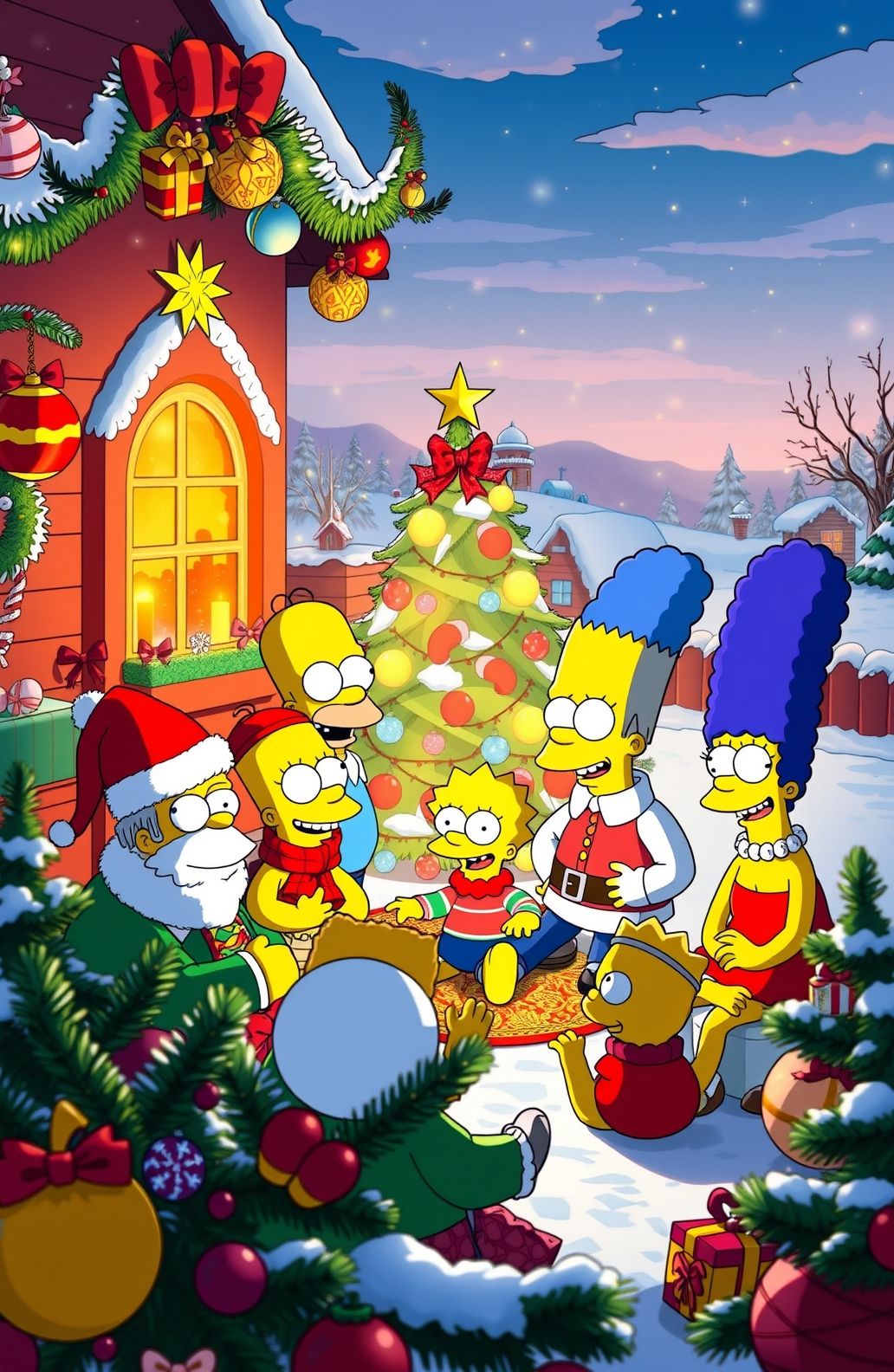 🔥 Free Download Simpsons Christmas Wallpaper by @tyang | WallpaperSafari