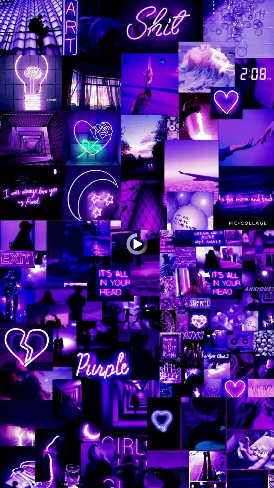 🔥 [60+] Aesthetic Purple Neon Computer Wallpapers | WallpaperSafari