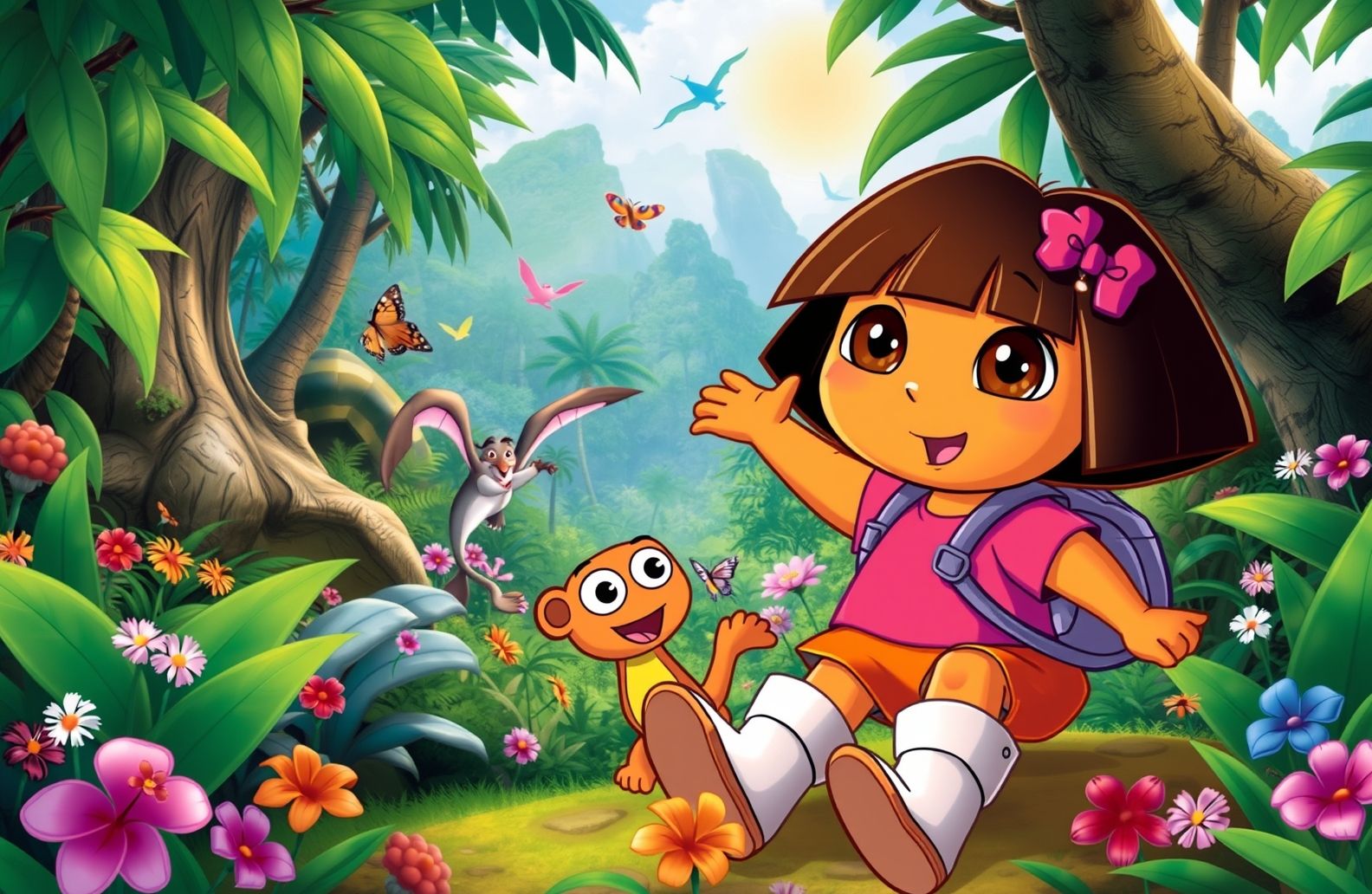🔥 Free Download Dora The Explorer Wallpaper by @lynnc | WallpaperSafari