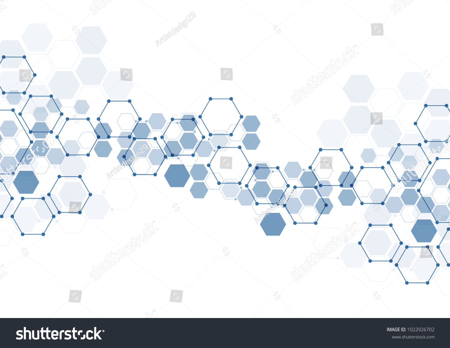 🔥 Free Download Abstract Hexagonal Molecular Structures In Technology ...