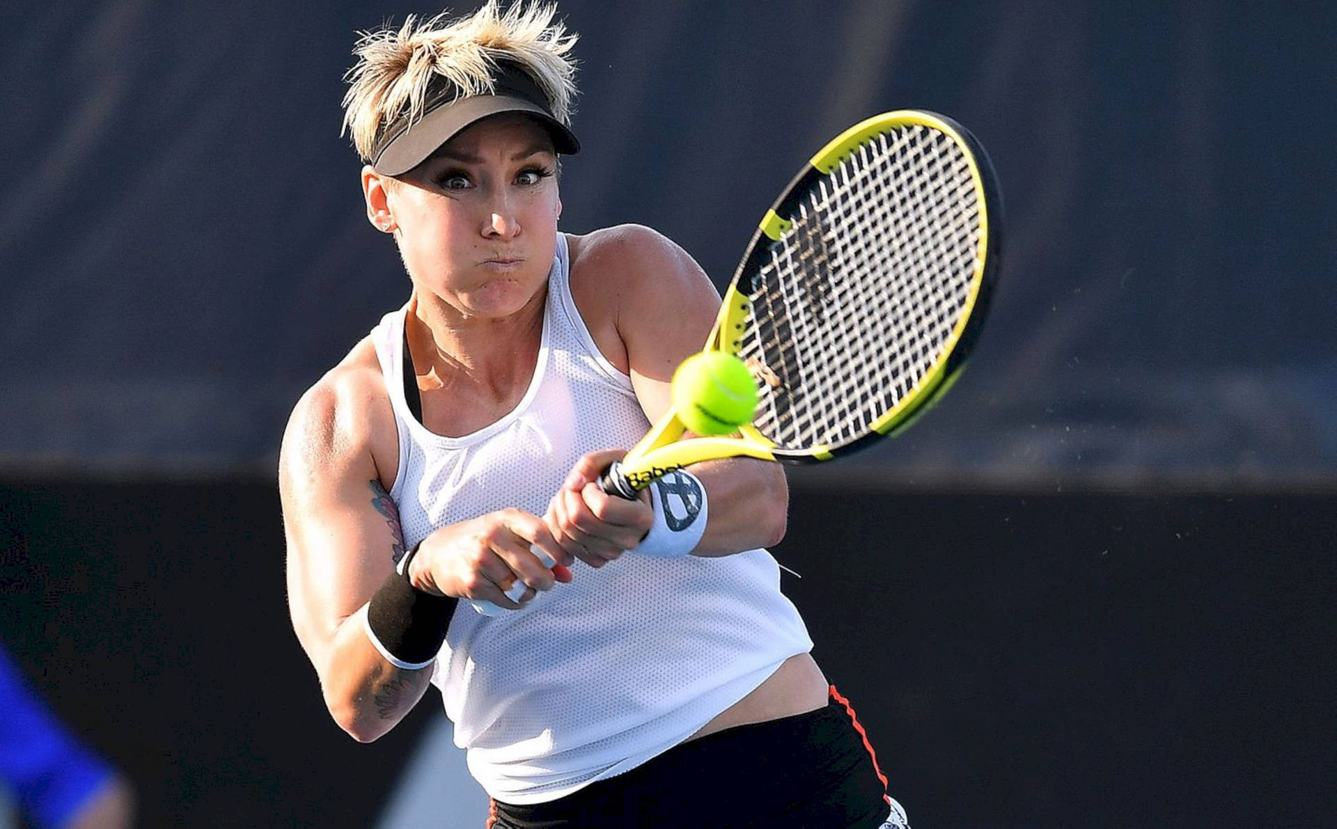 🔥 Free Download Bethanie Mattek Sands In Full Swing Wallpaper by ...