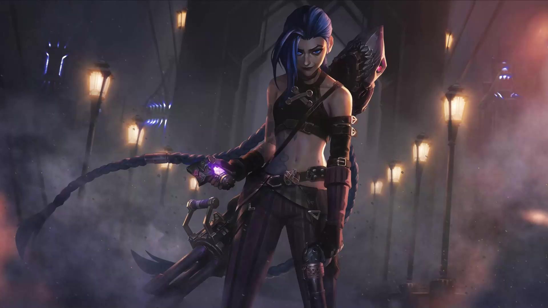 🔥 Free Download Arcane Jinx League Of Legends Live Wallpaper by ...