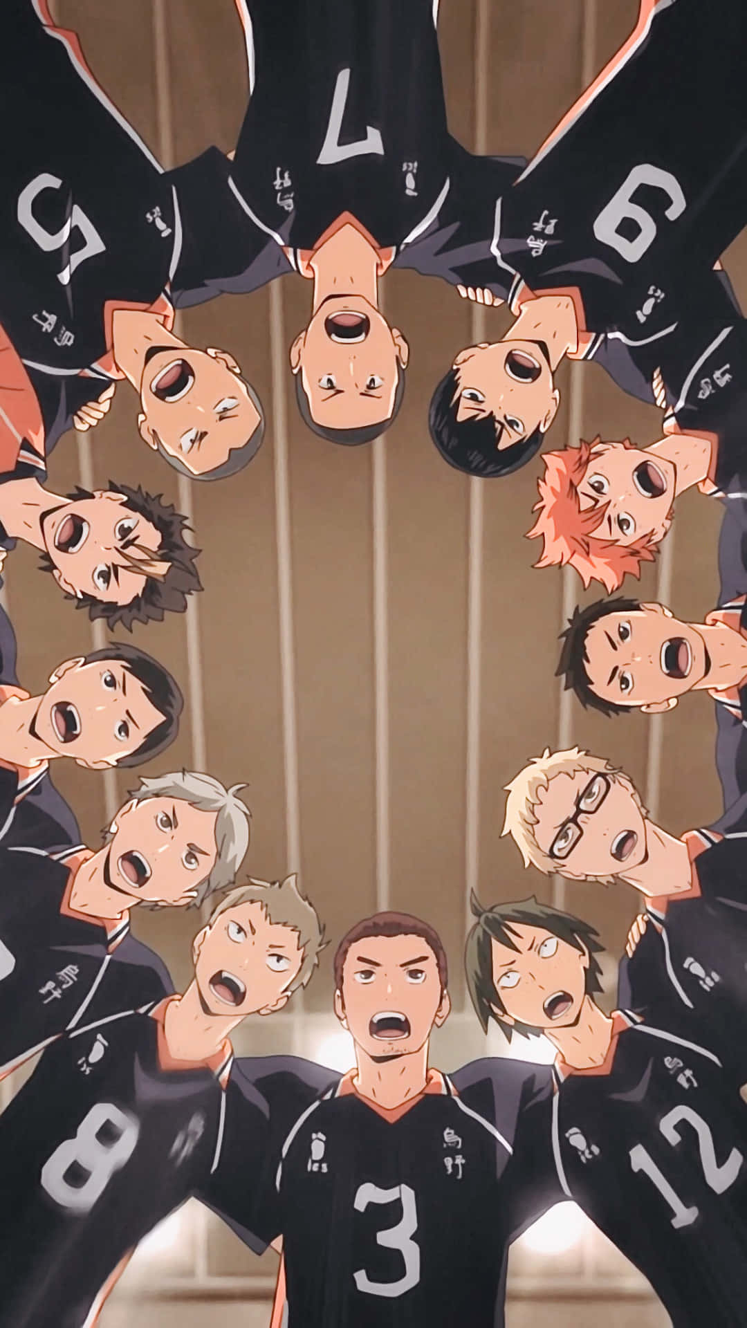 🔥 Free Download Karasuno Haikyuu Team Silhouettes Wallpaper by ...