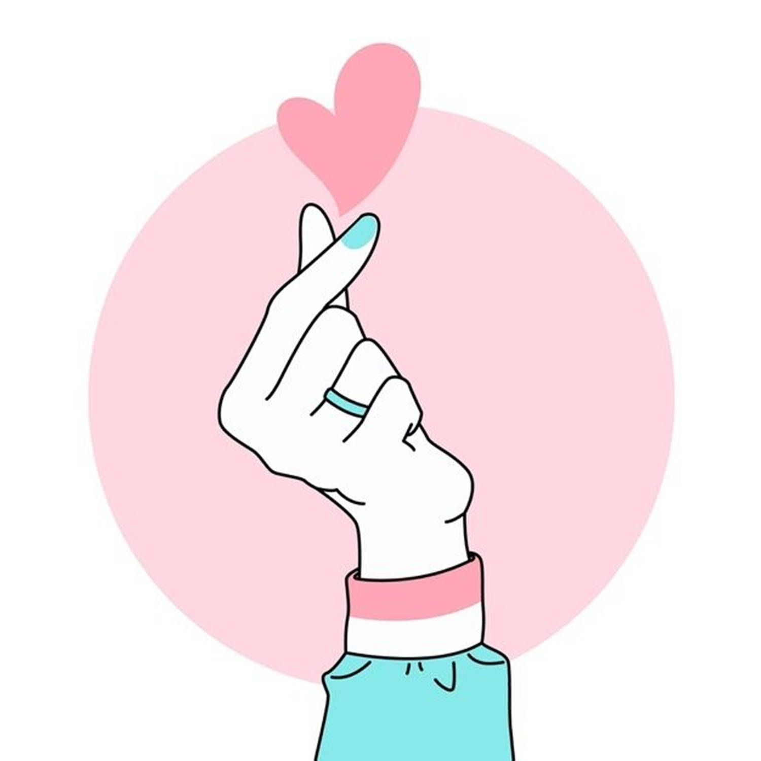 🔥 Free Download Top Finger Heart Wallpaper Full Hd 4k To Use by ...