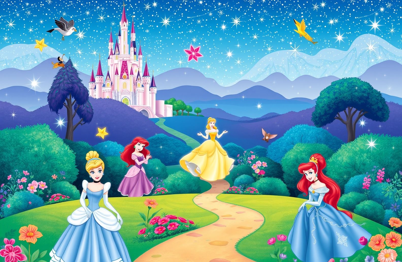 🔥 Free Download Disney Princesses Wallpaper by @dsalas | WallpaperSafari