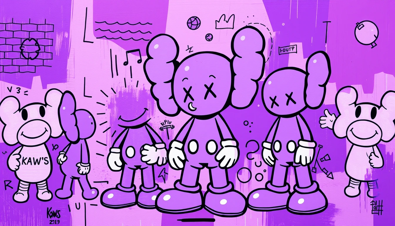🔥 [50+] Kaws Purple Wallpapers | WallpaperSafari