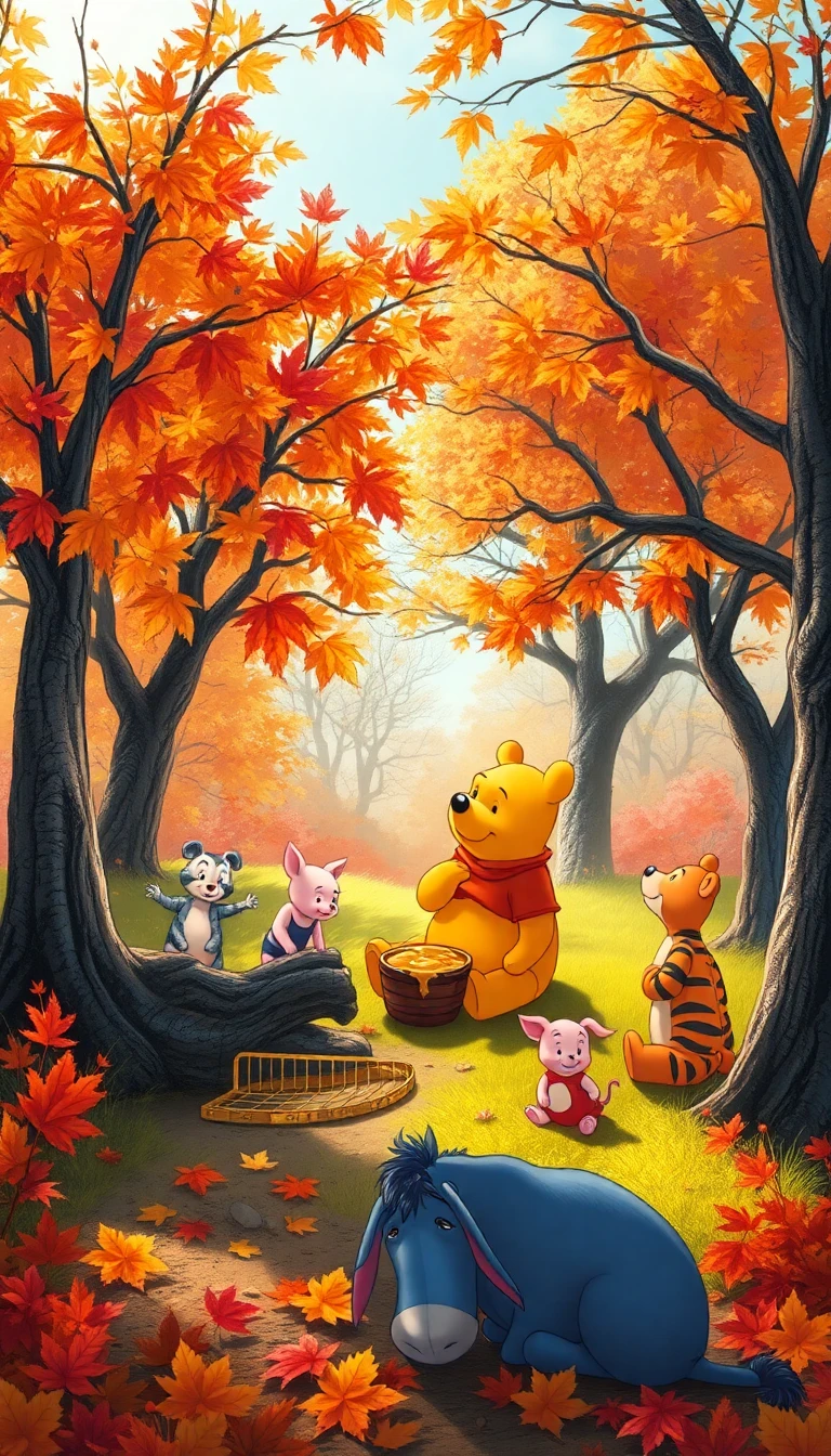 🔥 Free Download Winnie The Pooh Fall Wallpaper by @kathleenm46 ...