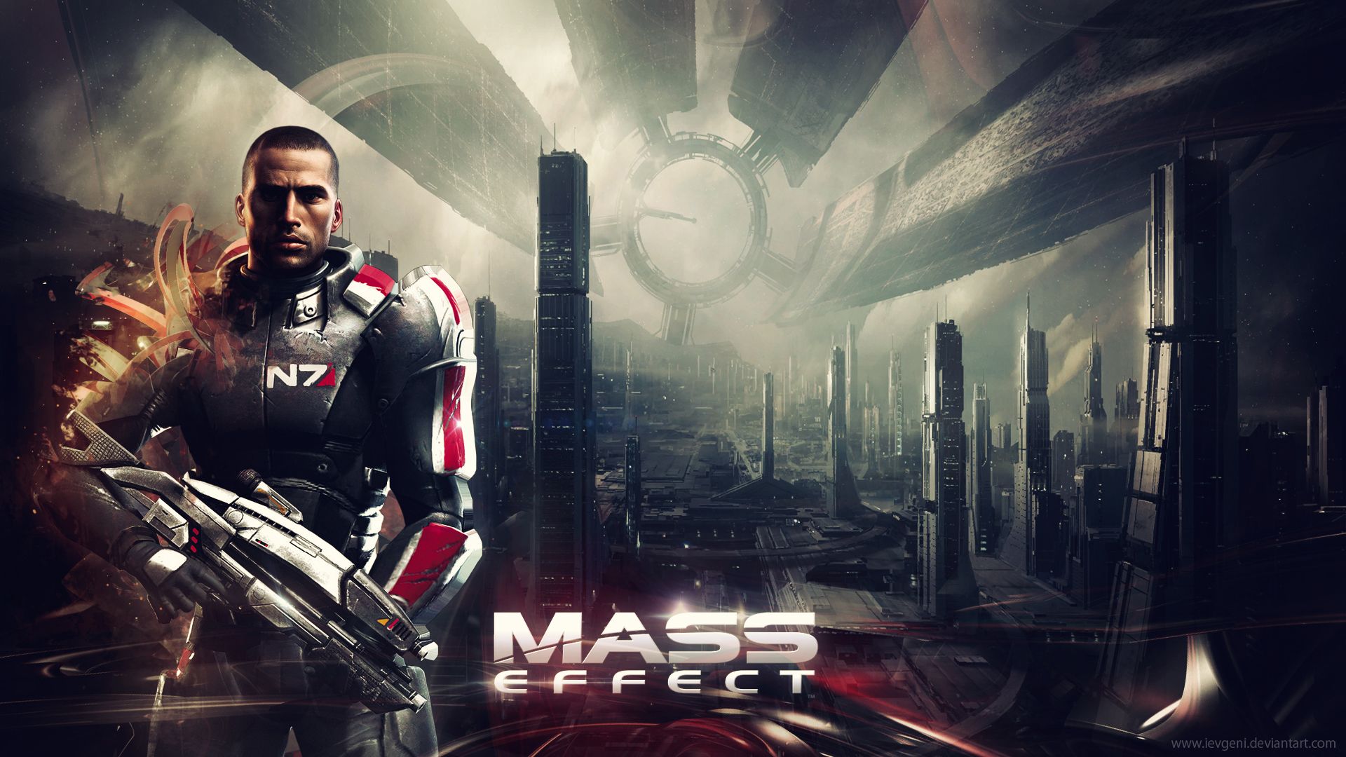 🔥 Free Download Video Game Mass Effect Citadel Commander Shepard Hd ...
