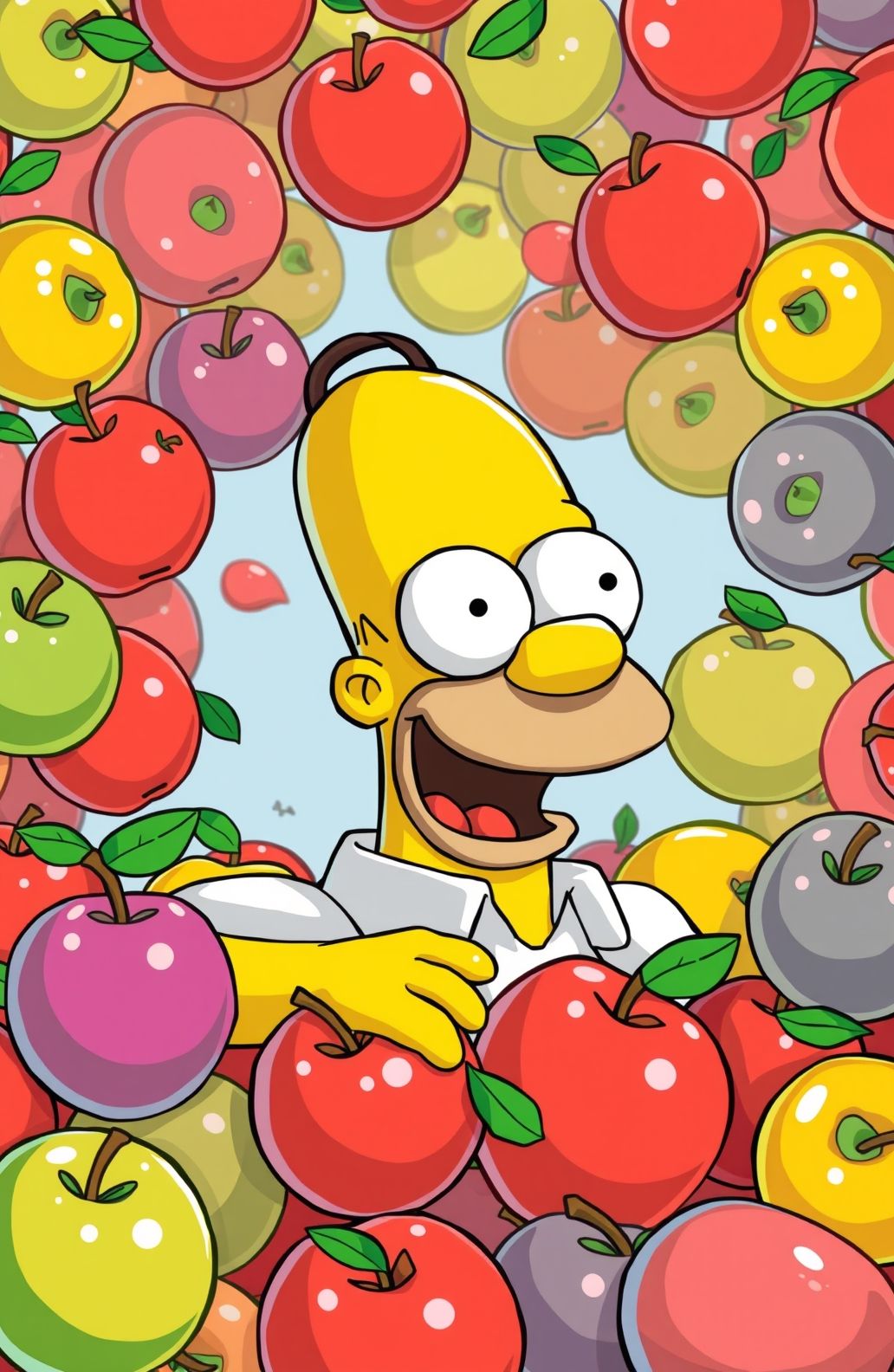 🔥 Free Download Homer Simpson Apple Wallpaper by @jsullivan39 ...