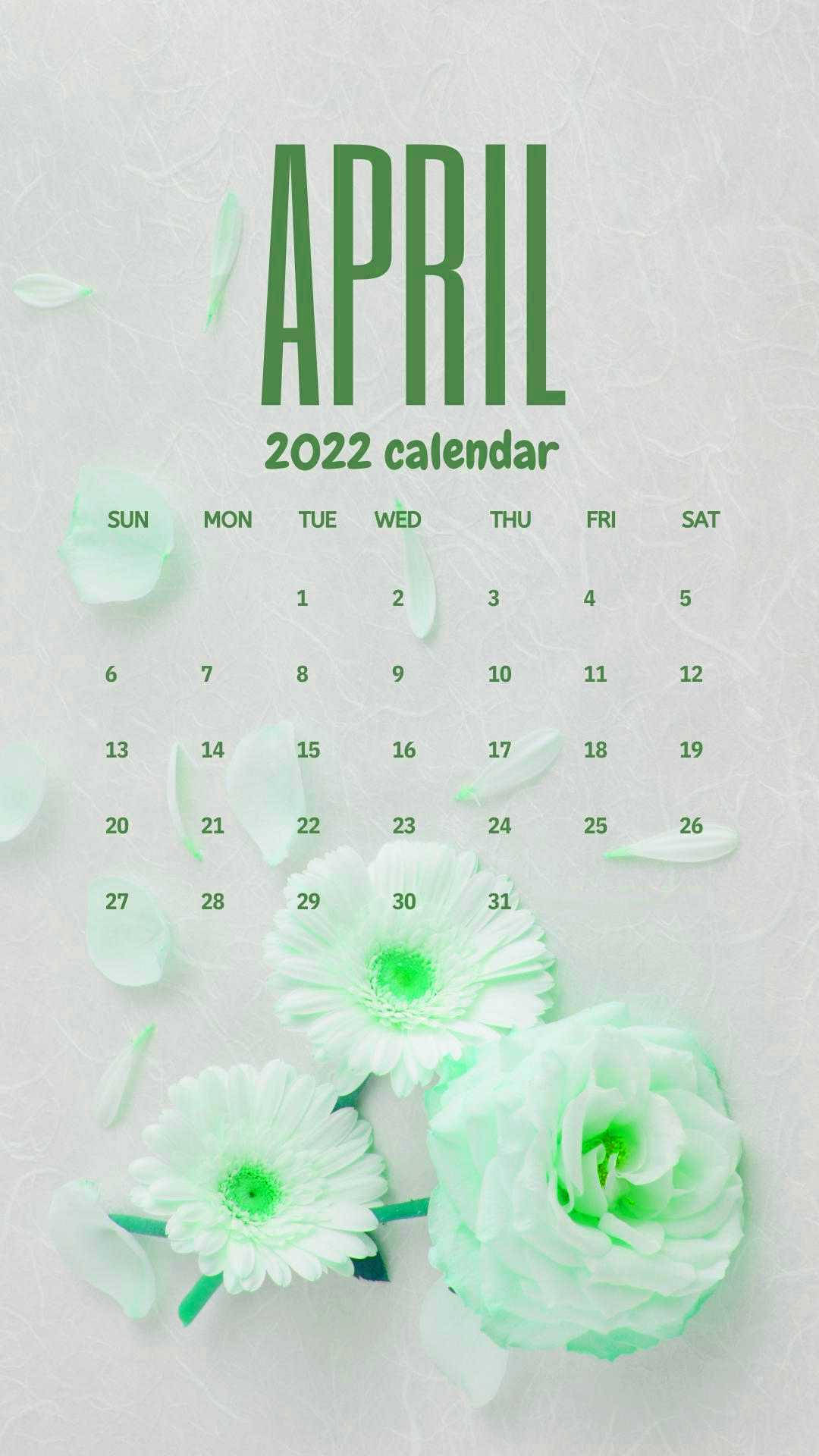 🔥 Free Download Flower Art April Calendar Wallpaper by @cjones86 ...