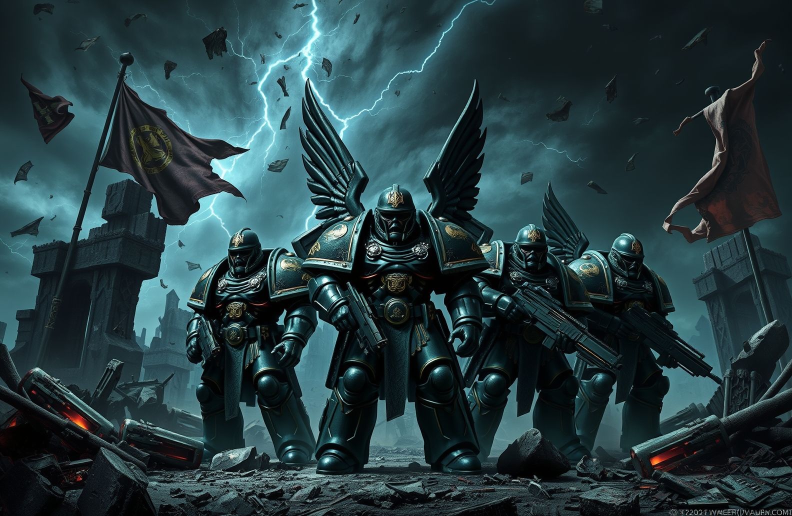 🔥 Free Download Dark Angels 40k Wallpaper by @jacobh63 | WallpaperSafari
