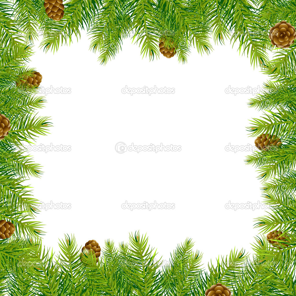Pine Tree Wallpaper Border