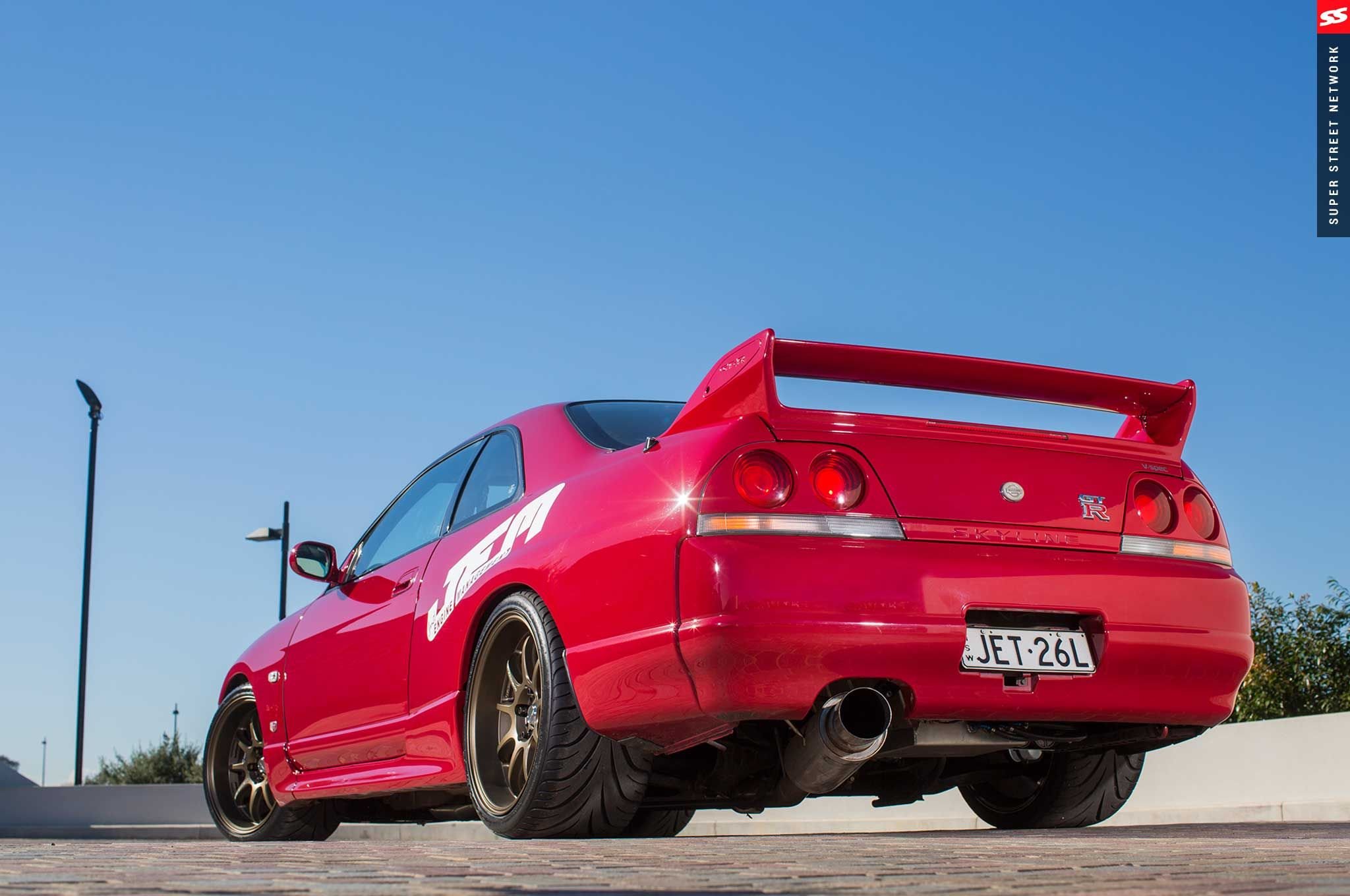 🔥 Free Download Nissan Skyline Gt R r33 Red Modified Cars Wallpaper Hd ...