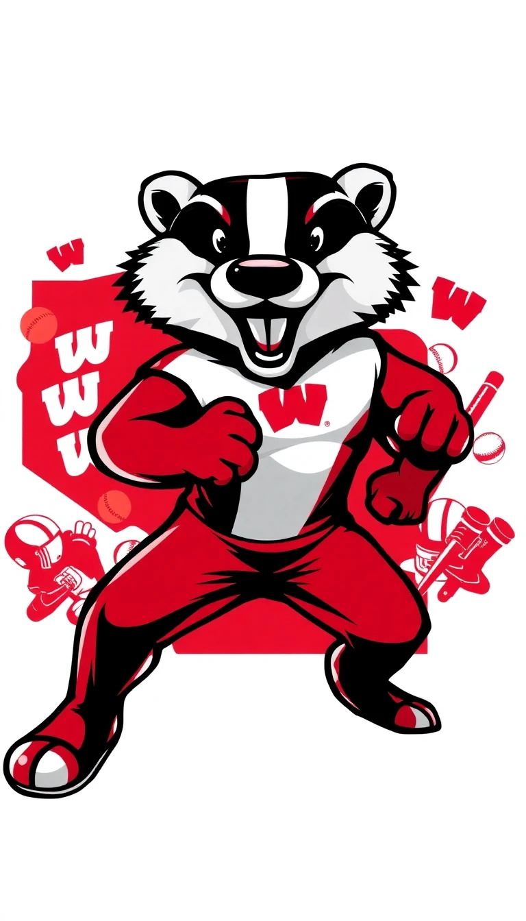 🔥 Free Download Bucky Badger Wallpaper by @hrice | WallpaperSafari