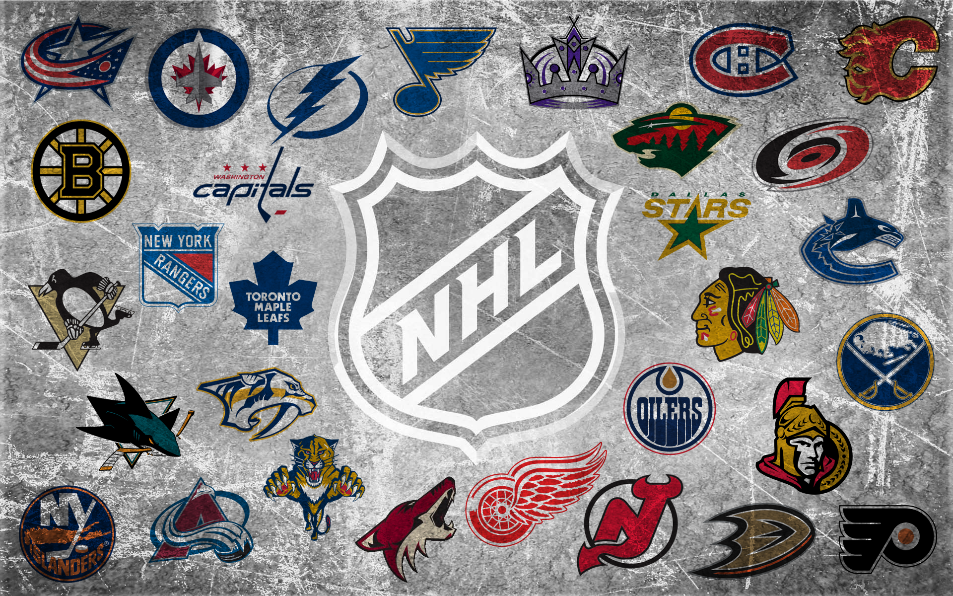 New NHL Logo Wallpaper WallpaperSafari