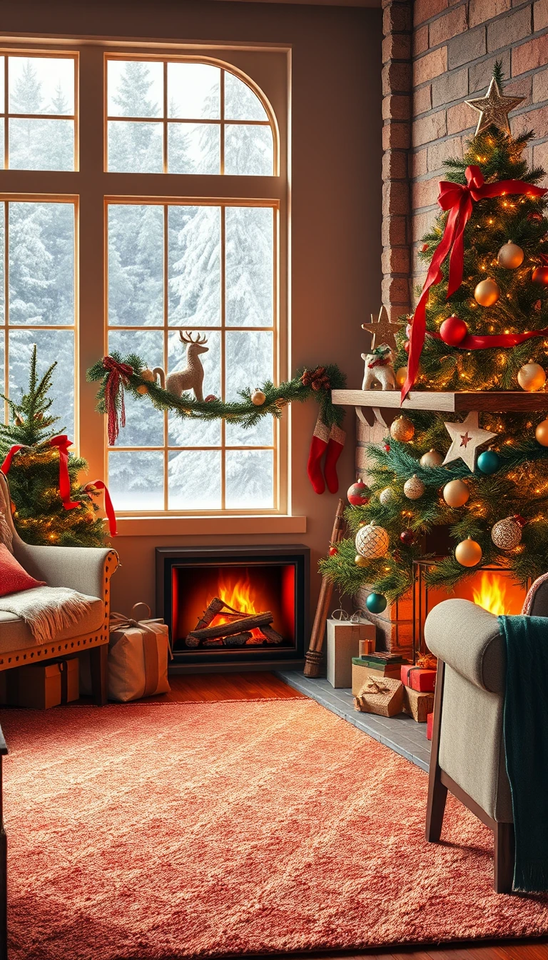 Red Christmas Background Wallpapersafari