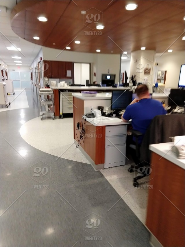 🔥 Free Download Modern Er Emergency Room Nurses Station Real People ...