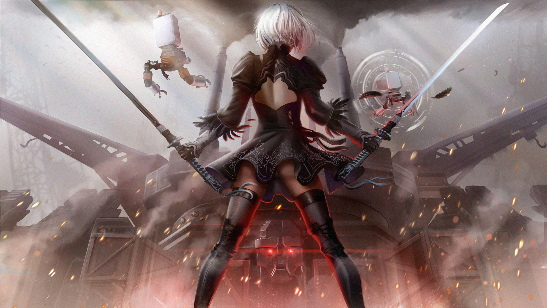 🔥 Free Download 2b Nier Automata Art Laptop Full Hd 1080p 4k Wallpaper ...