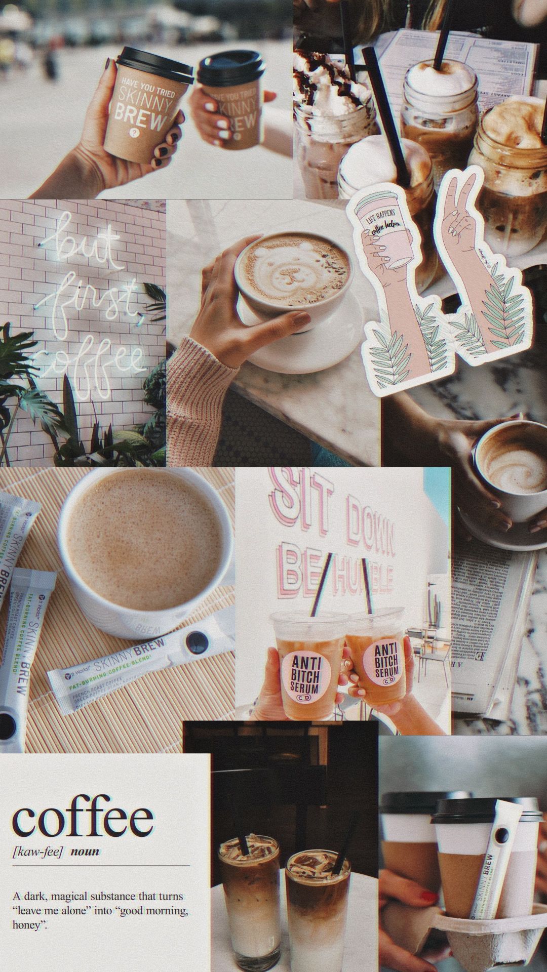 🔥 Free Download Coffee Collage Wallpaper by @philipswanson ...