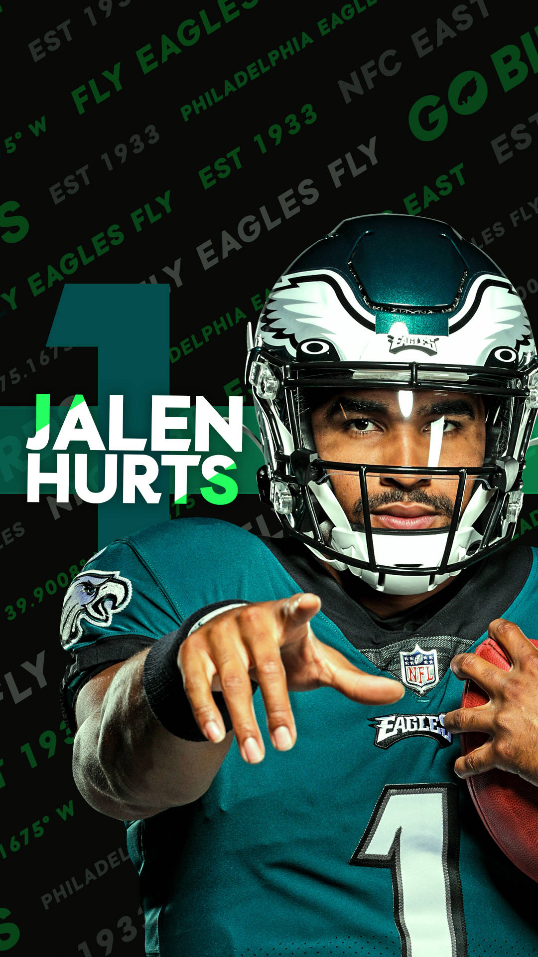 🔥 Free Download Jalen Hurts Eagles Wallpaper by @paulal | WallpaperSafari