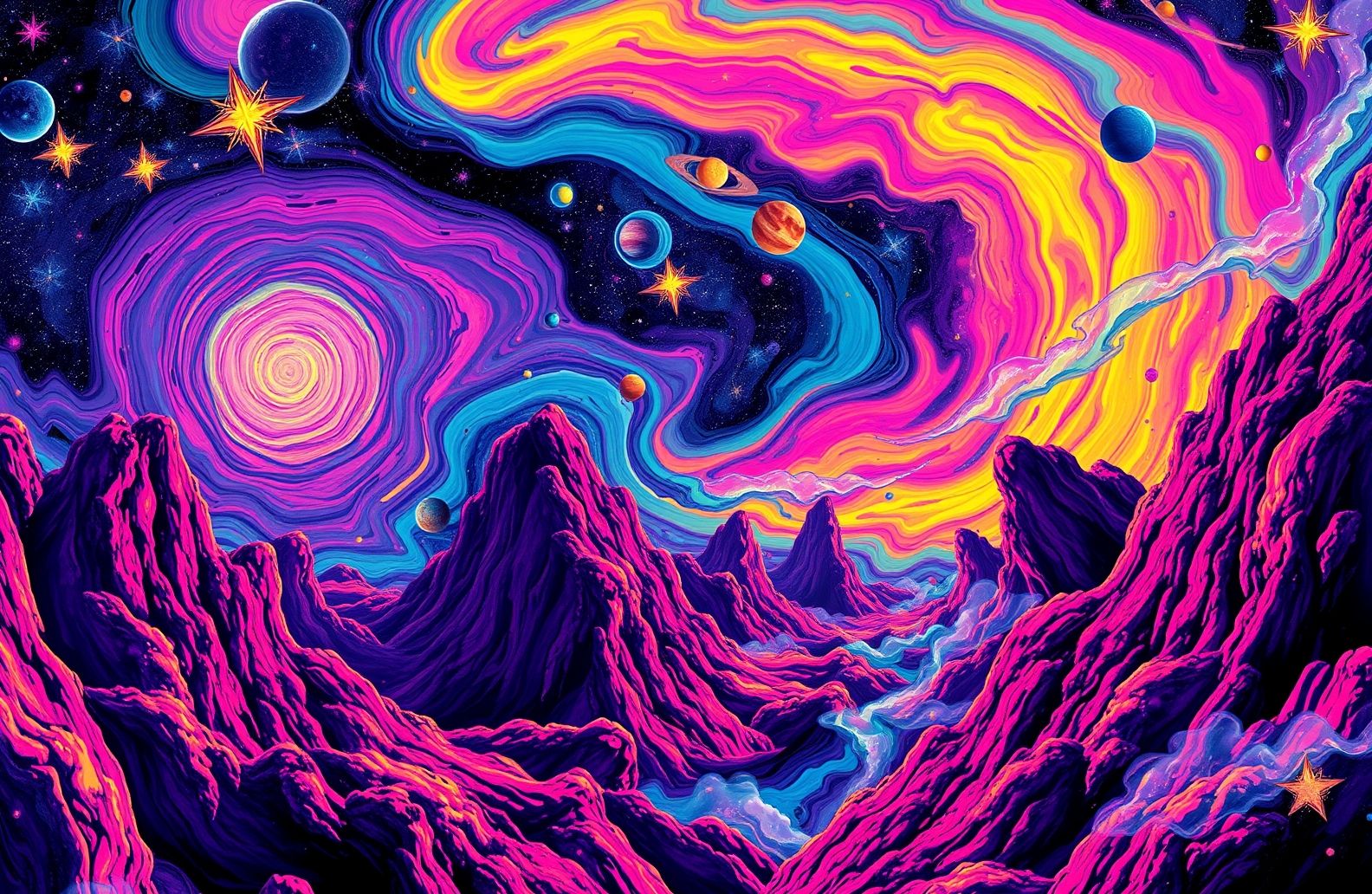 🔥 Free Download Trippy Space Wallpaper by @davidl71 | WallpaperSafari