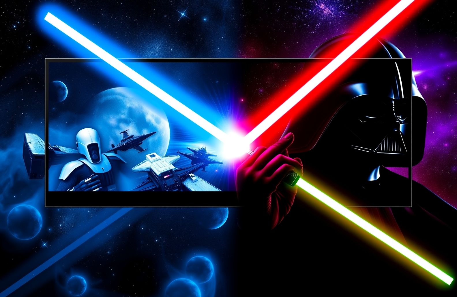 Star Wars Dual Monitor Wallpaper 3360x1050