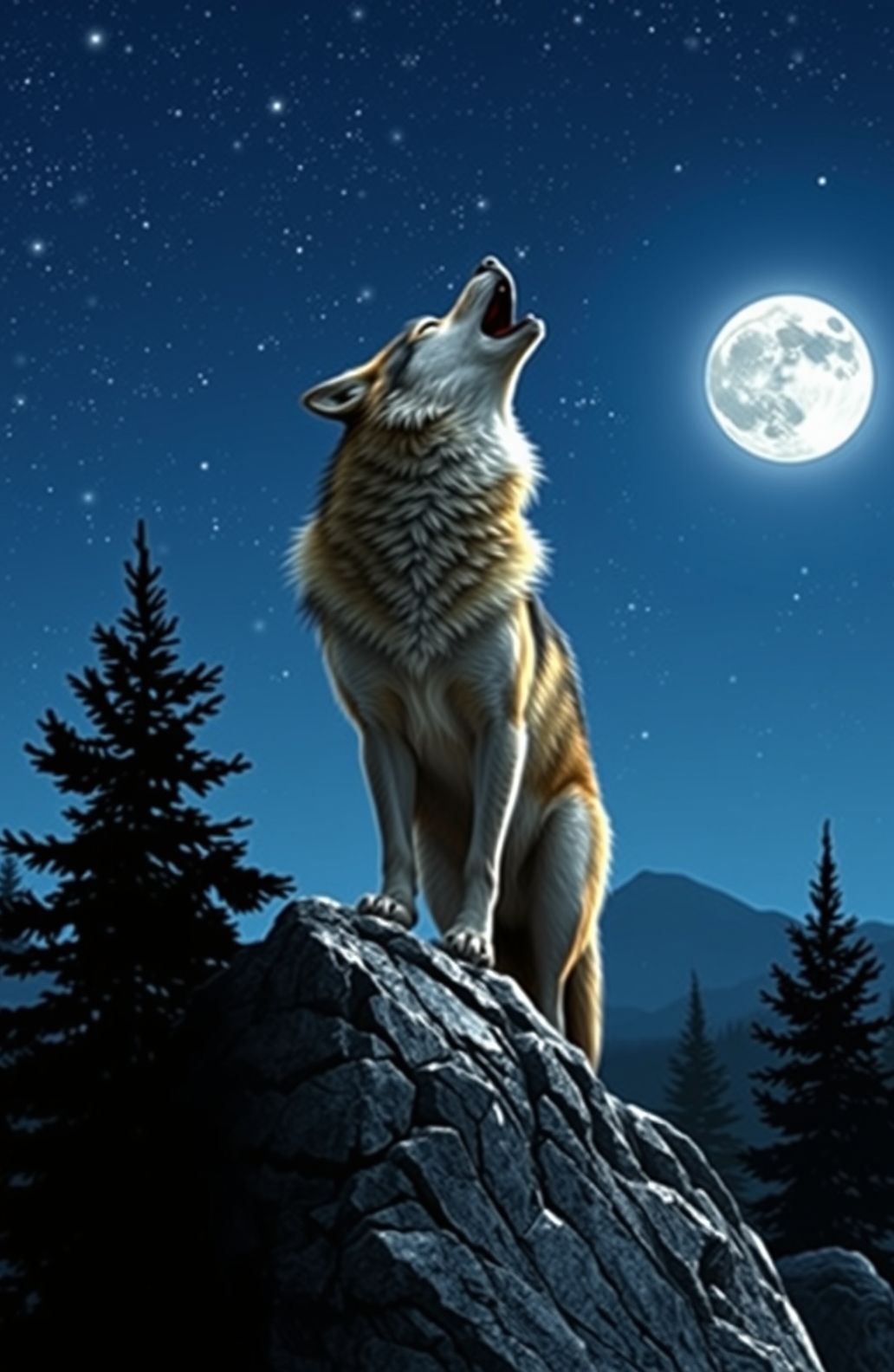 🔥 Free Download Howling Wolf Wallpaper by @tanyam97 | WallpaperSafari