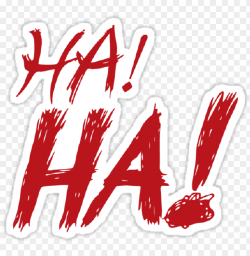 🔥 Free download image gallery joker ha sticker joker ha ha ha PNG image ...
