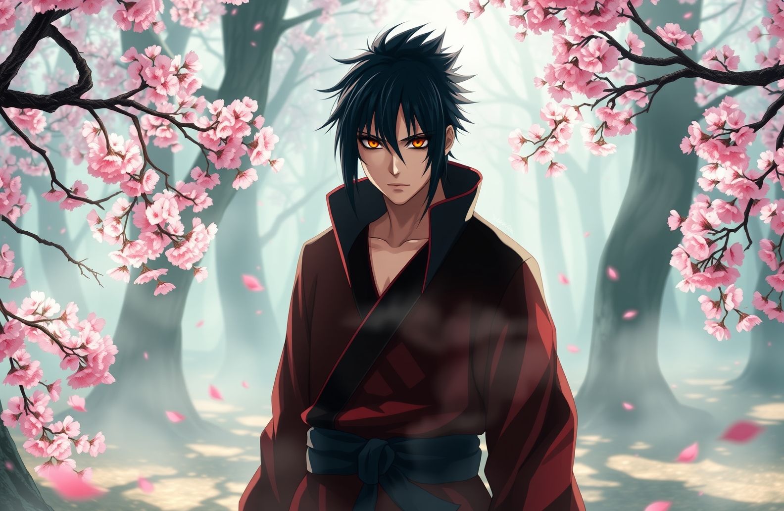 🔥 Free Download Shisui Uchiha Mangekyo Sharigan Crow 4k Wallpaper by ...