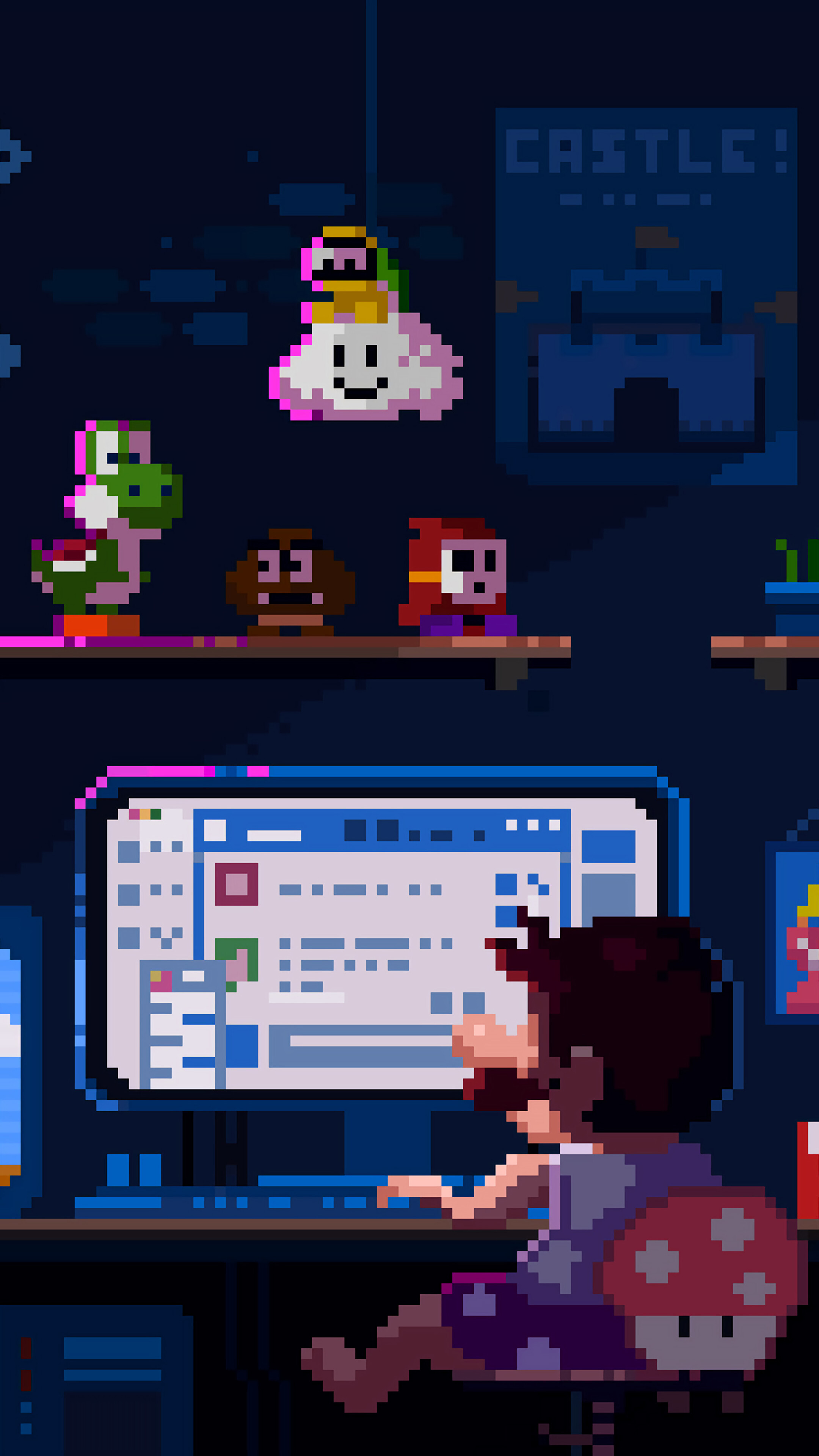 Free Download Mario Pixel Art Digital Nintendo Computer 4k By Free Download Mario Pixel Art Digital Nintendo Computer 4k By