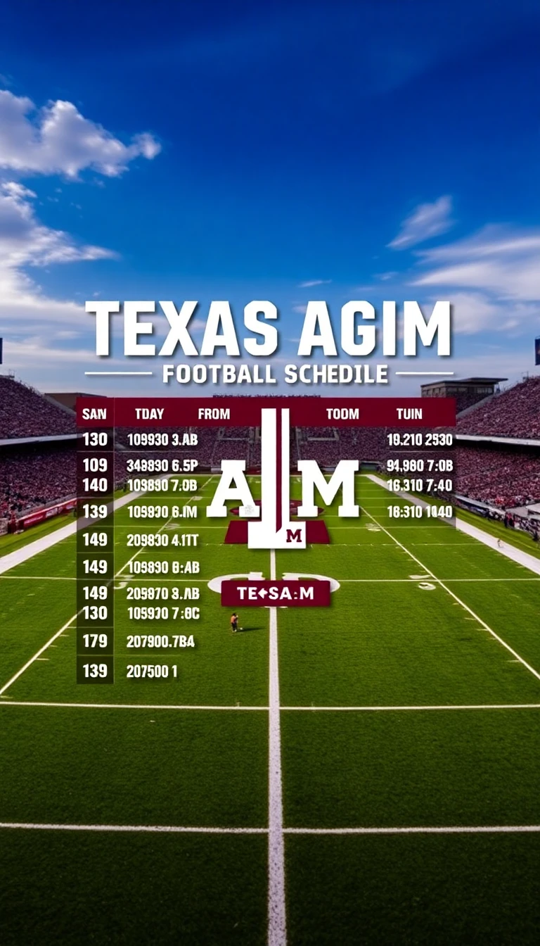 🔥 Free Download Texas A M Football Schedule Wallpaper by @alexanderw95 ...