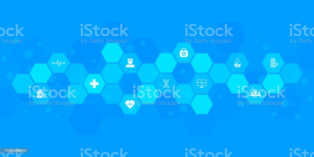Free download Abstract Medical Background With Flat Icons And Symbols ...