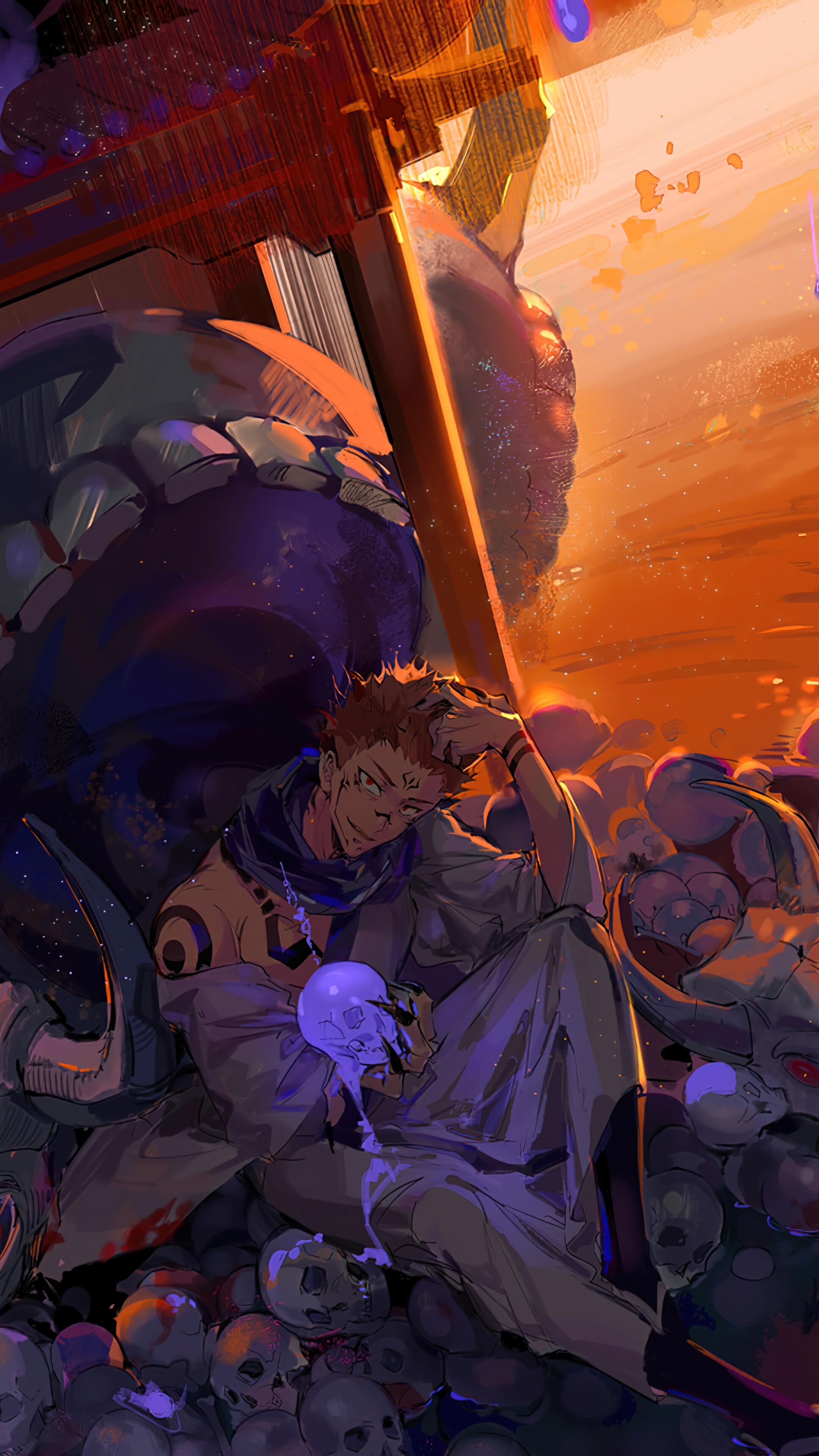 🔥 Free Download Sukuna Domain Expansion Jujutsu Kaisen Wallpaper Iphone ...