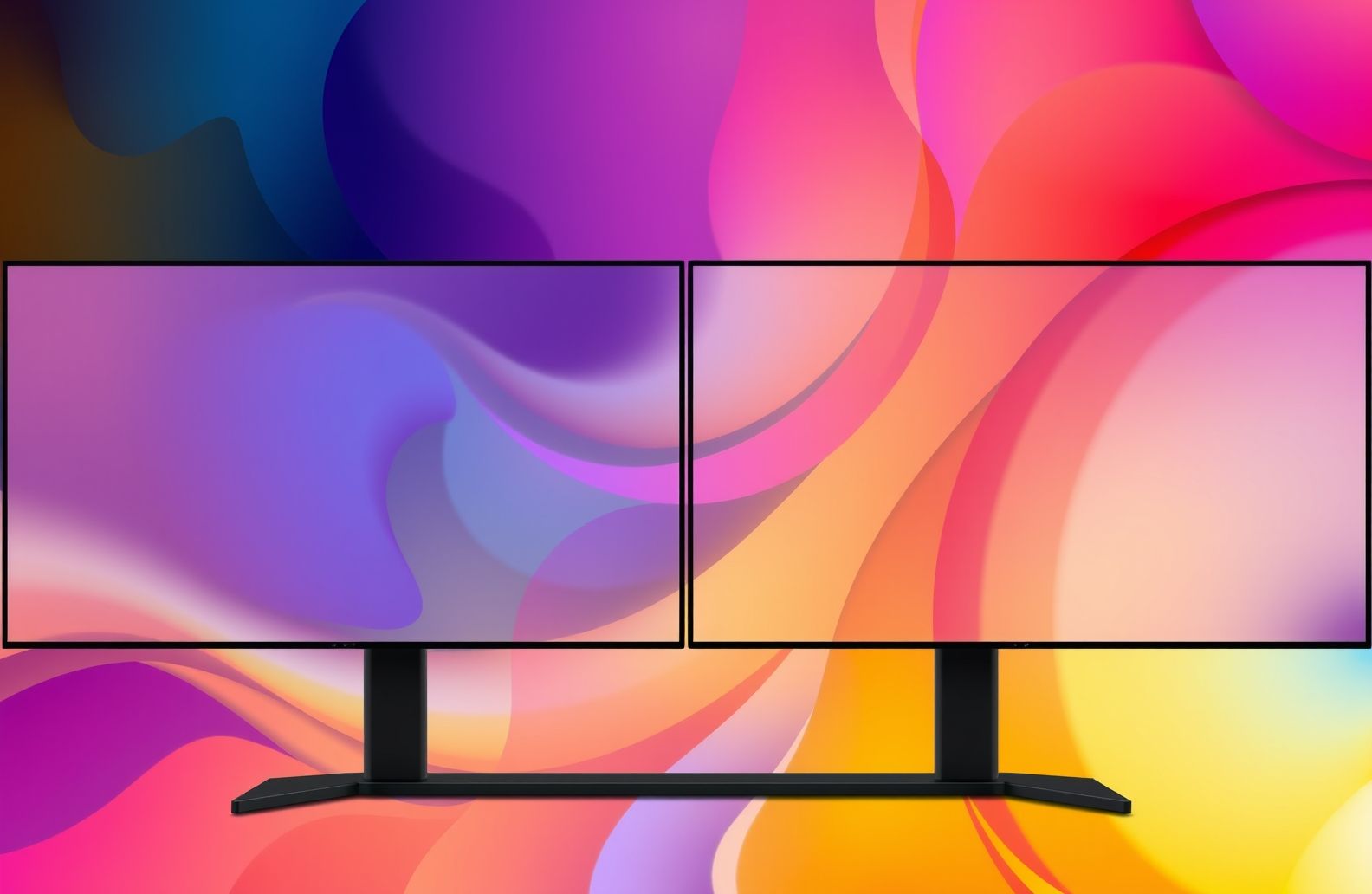 🔥 Free Download Abstract Dual Monitor Wallpaper by @johnbenson ...